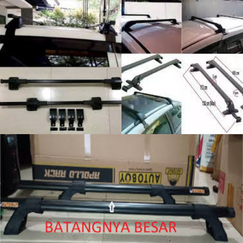 REL UNTUK RAK ATAS MOBIL KAKI RACK ULTIMATE AUTO BOY (TYPE JEPIT ROOF ...