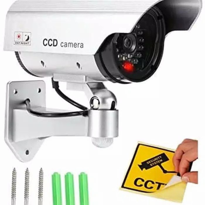 Kamera Cctv Dummy Outdoor Waterprof Camera Palsu Fake Cctv Outdor ...