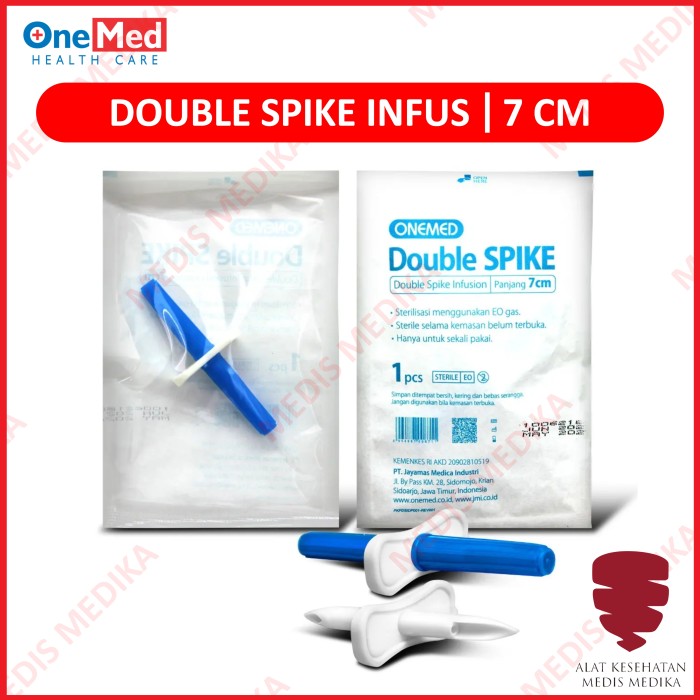 Double Spike Infusion Onemed Alat Penusuk Tusuk Botol Cairan Infus ...