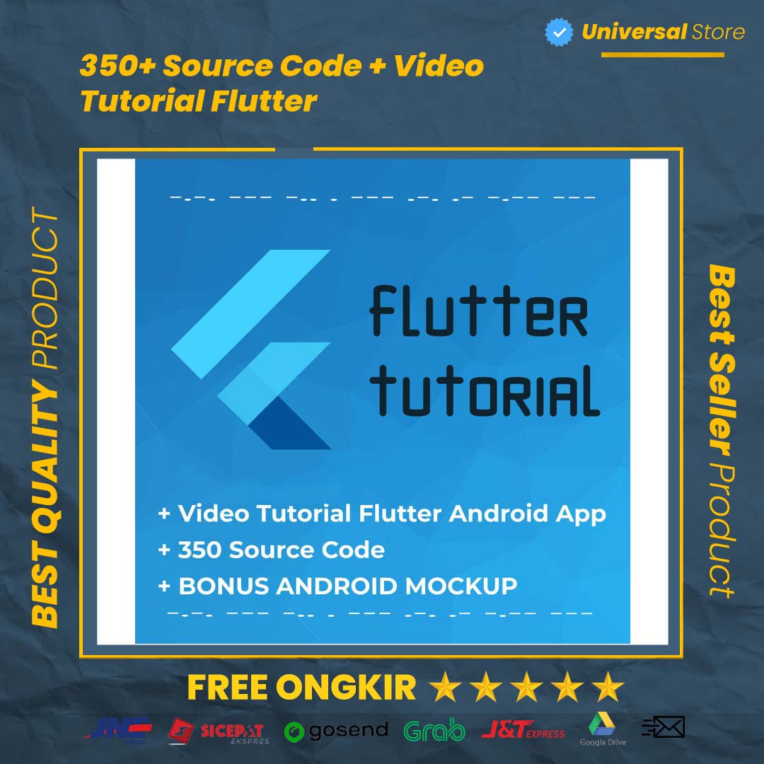 Koleksi 350+ Source Code + Video Tutorial Flutter Android App Aplikasi Premium Lifetime | Lazada ...