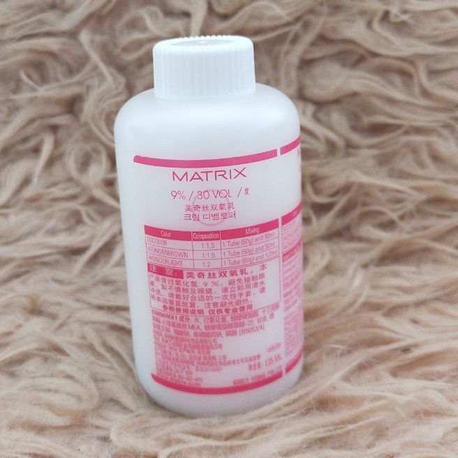 MATRIX CREAM DEVELOPER PEROXIDE OXYDANT PENCAMPUR CAT RAMBUT 9% 30VOL ...