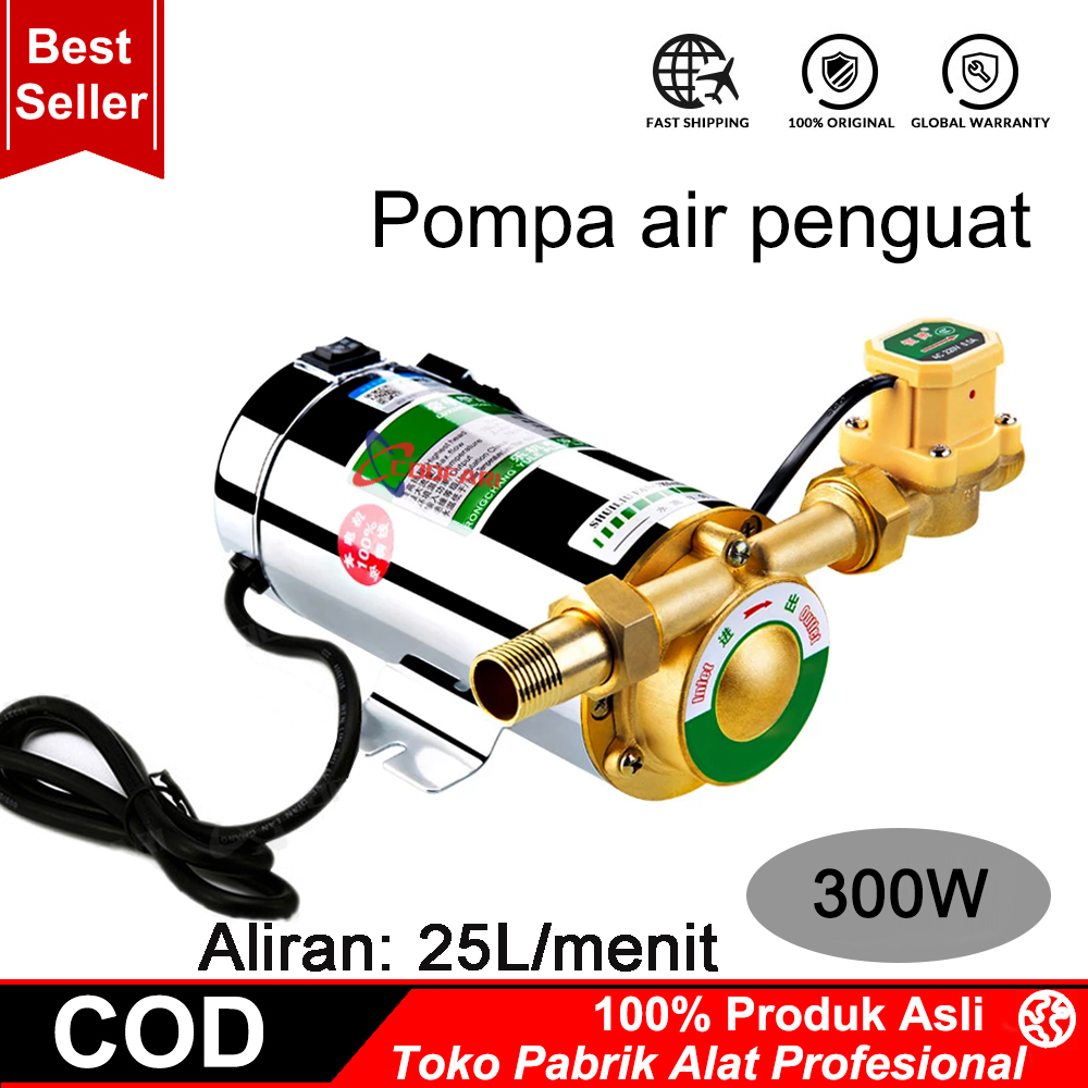 Pompa Booster Penguat Tekanan Air Booster Pump 100W 15L/Menit 180W 20L ...
