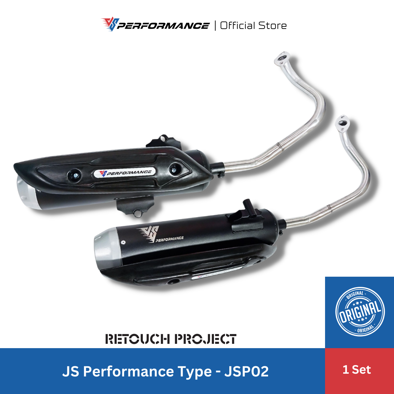 JS Performance Type JSP-02 Retouch Project Knalpot Standar Racing untuk ...