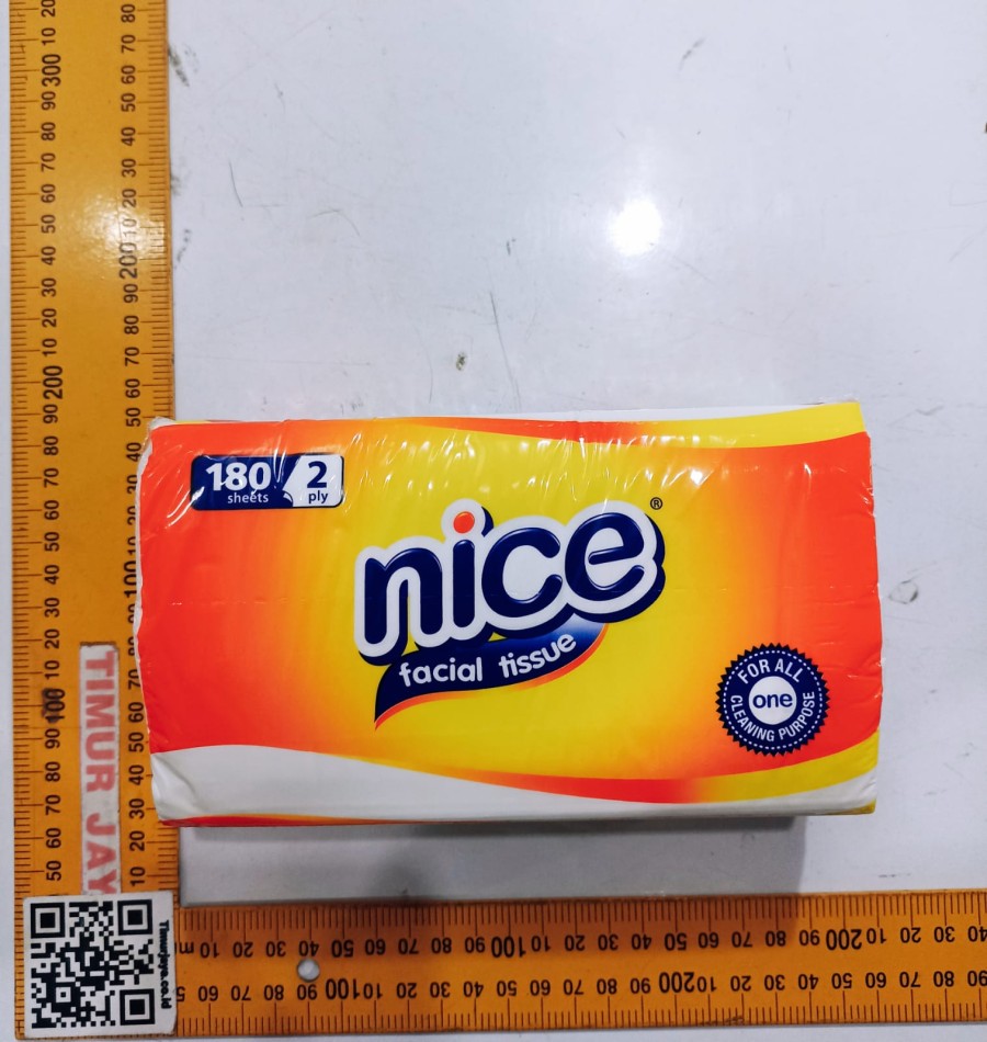 NICE TISUE TISSUE 180 Pcs Facial wajah Muka 2 ply | Lazada Indonesia