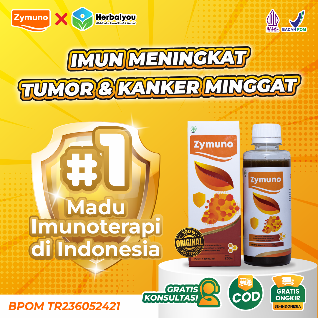 Zymuno Madu Herbal Imunoterapi Cegah Kanker Tumor Kista Tingkatkan Daya ...