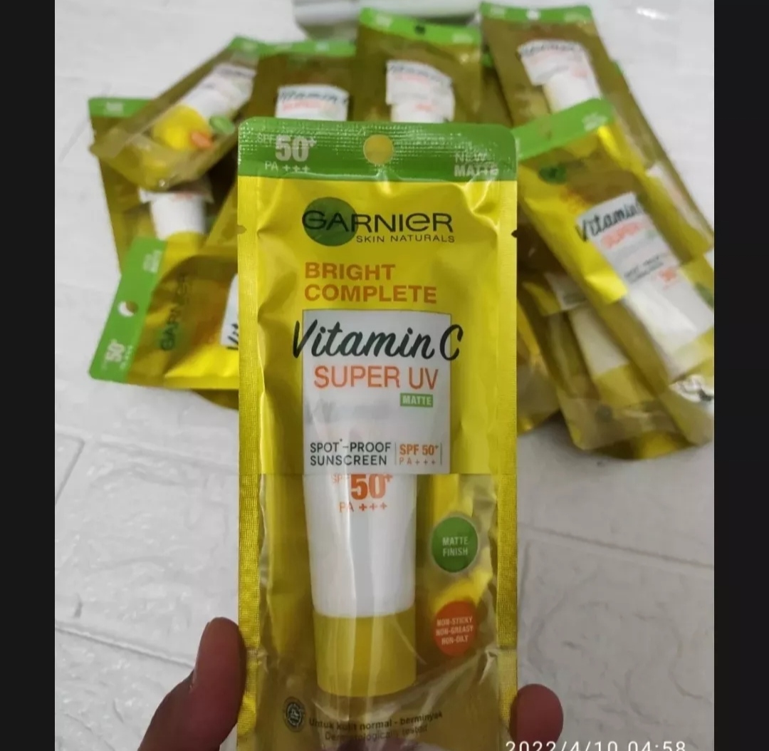 Sunscreen Garnier Super UV Sunscreen SPF 50+ Matte Finish 15 ml 30 ml ...