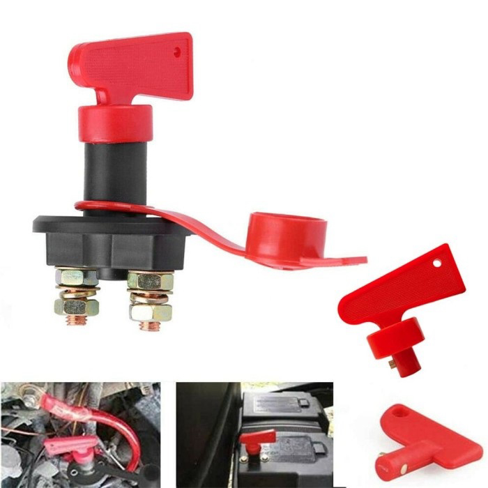 Isolator Baterai 12V-24V Putus Cut Off Power Kill Switch Mobil Saklar ...