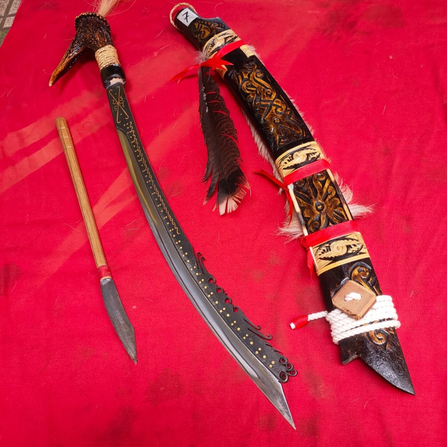 Mandau Suku Dayak Ahe Kalimantan Barat | Lazada Indonesia