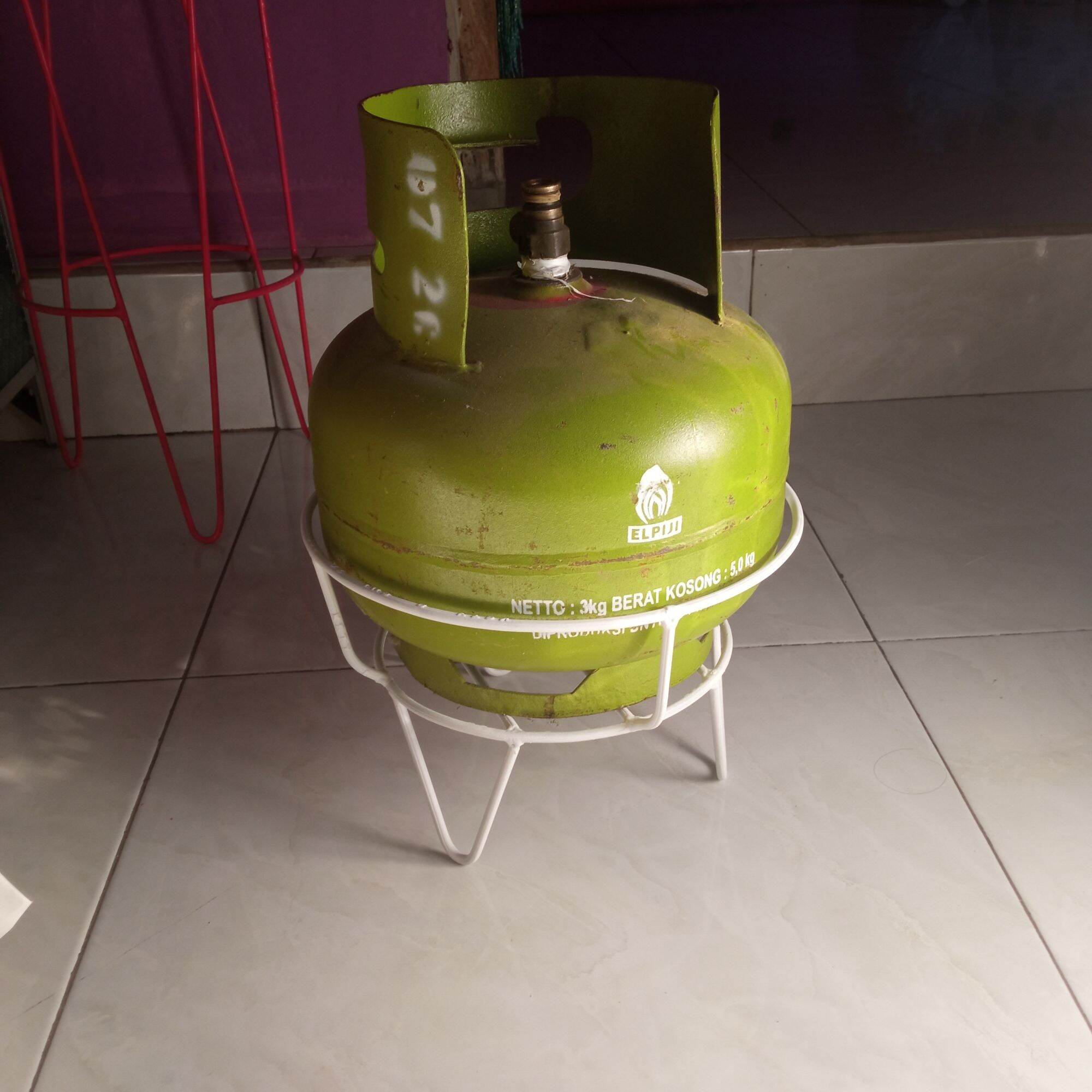 rak tabung gas 3 kilo gram besi | Lazada Indonesia