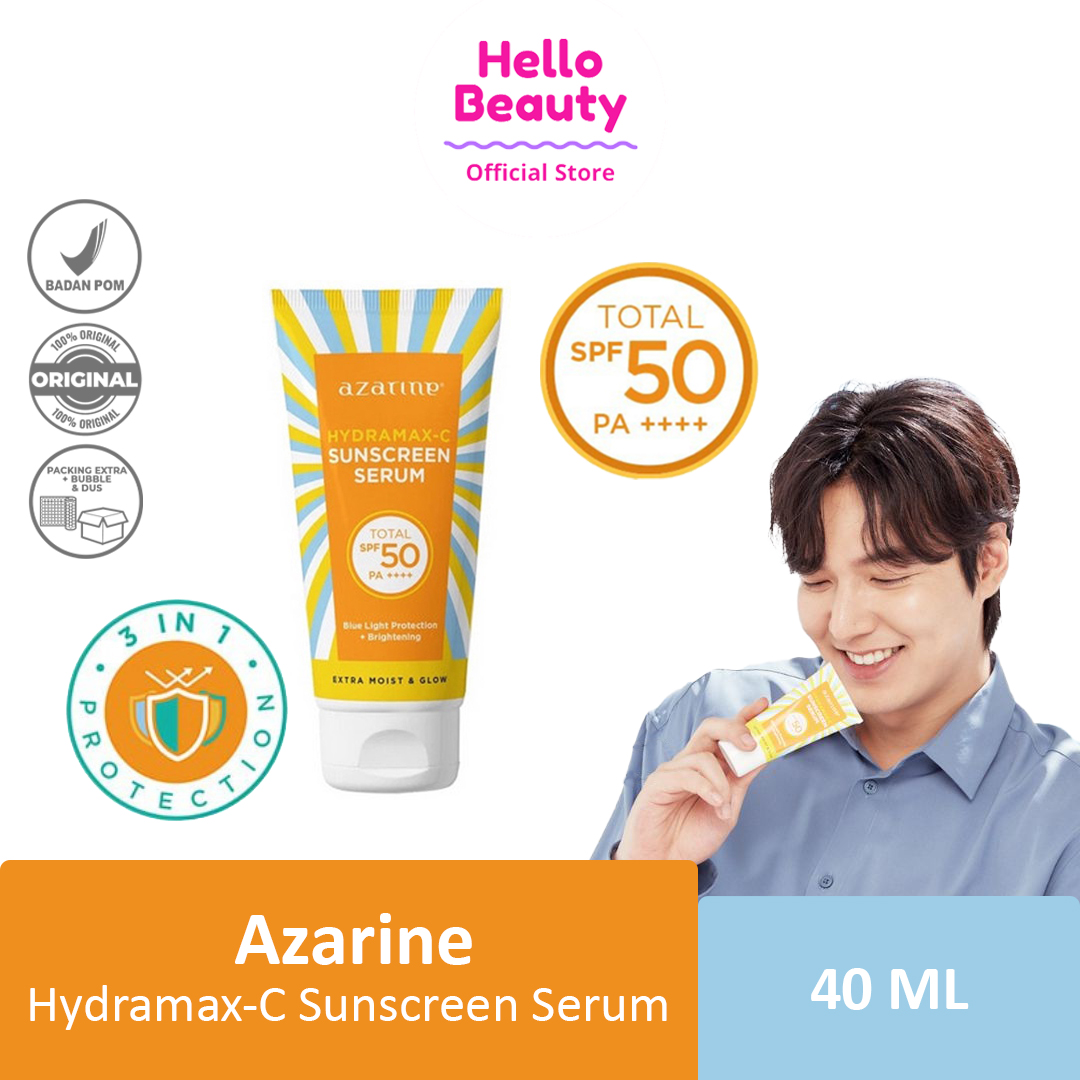 AZARINE Hydramax-C Sunscreen Serum SPF 50 PA++++ 40ml | Lazada Indonesia