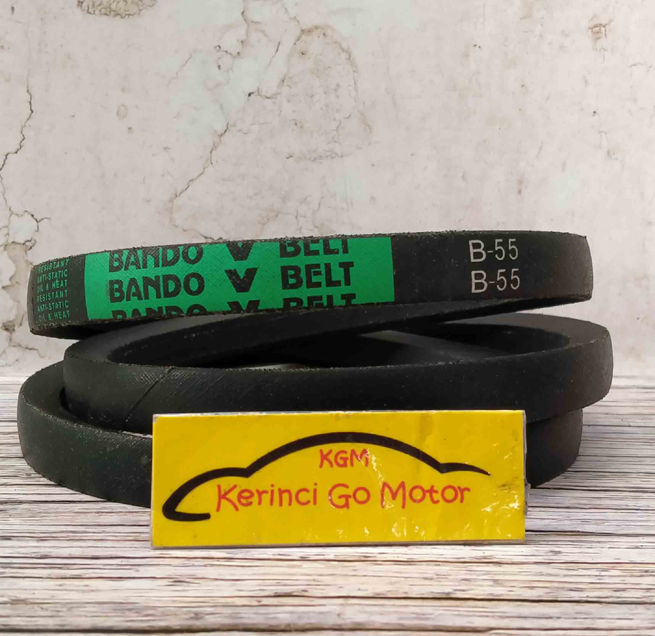 BANDO VAN BELT B-55 V BELT TALI KIPAS B55 FAN BELT VANBELT POLOS B-55 | Lazada Indonesia
