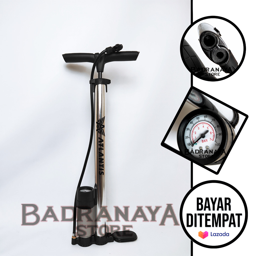 Pompa Ban Tabung Sepeda, Motor, Mobil Manual Hidrolik Kompaan Angin ...