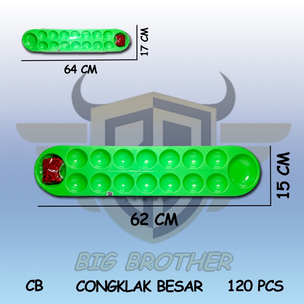 PROMO CB Congklak Dakon Jumbo Besar Mainan Anak Permainan Tradisional ...