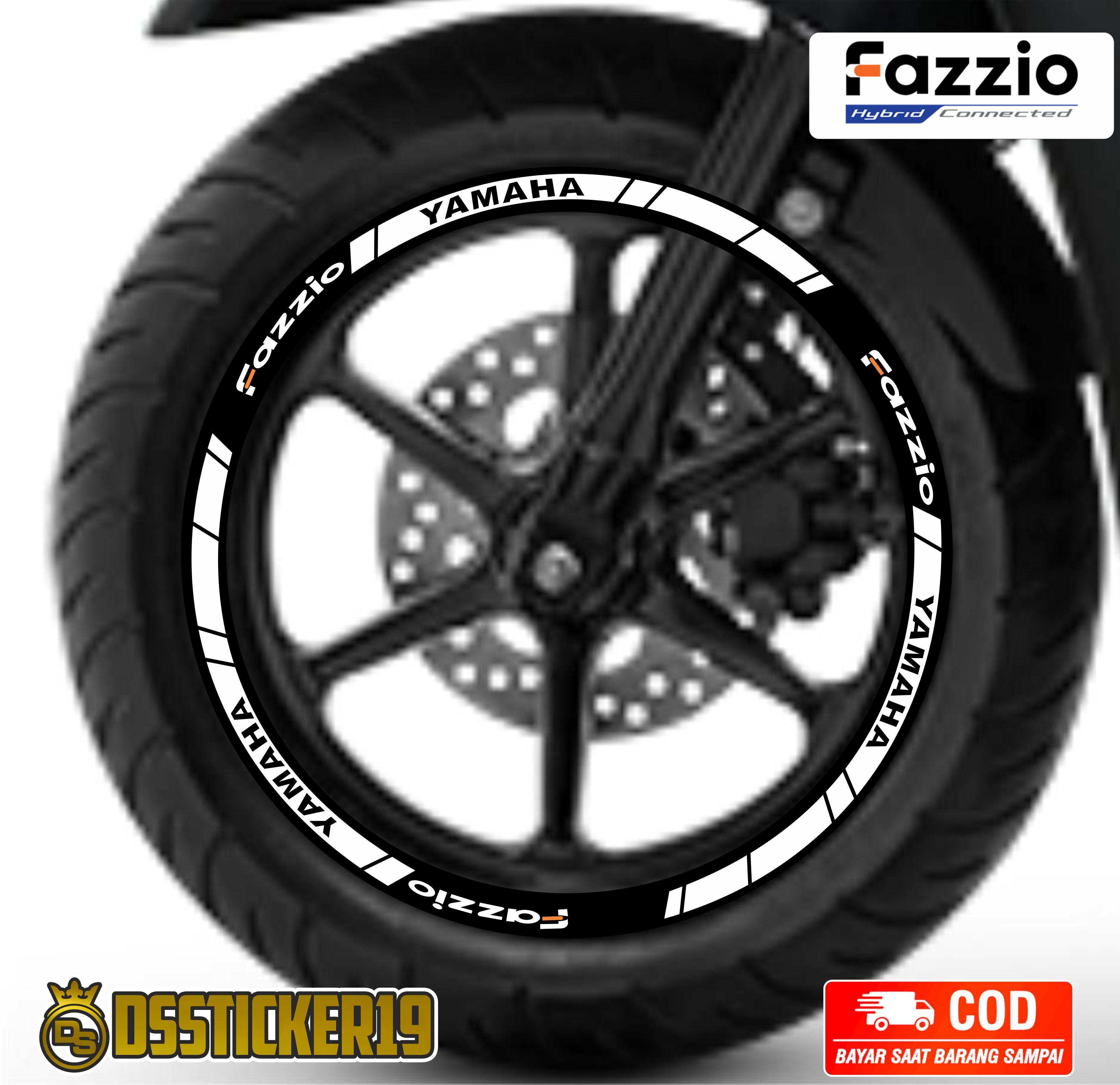 stiker velg fazzio stiker velk Yamaha Fazio stiker velk fazzio | Lazada ...