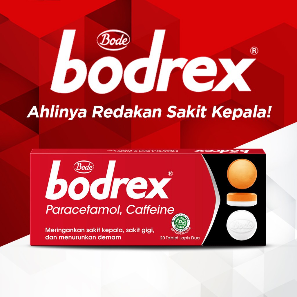Bodrex Tablet Sakit Kepala ( 1 Box isi 20 tablet ) | Lazada Indonesia