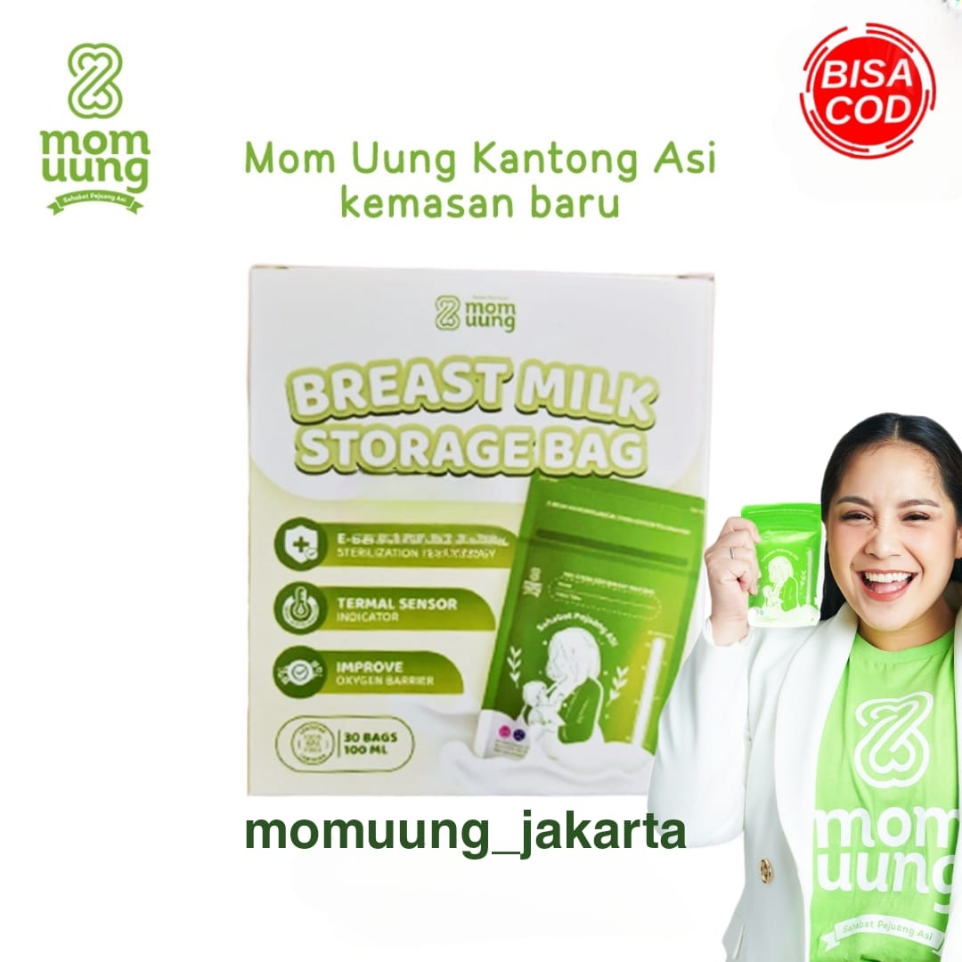 30 lembar mom uung kantong asi pre sterilized breast milk bag 100 ml / kantong asi jakarta ...