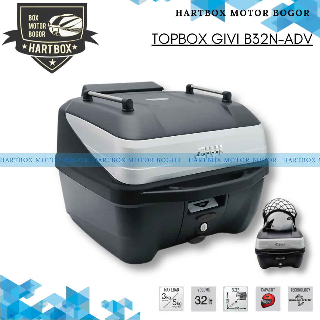 TopBox Givi B32N-ADV Box Motor Givi B32 ADV Adventure | Box Kotak cocok ...