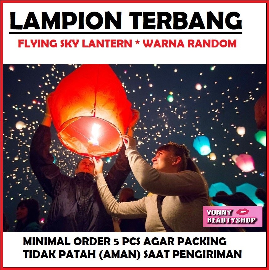 Balon udara lampu - LENTERA / Lampion Terbang - Fliying Sky Lanterns ...