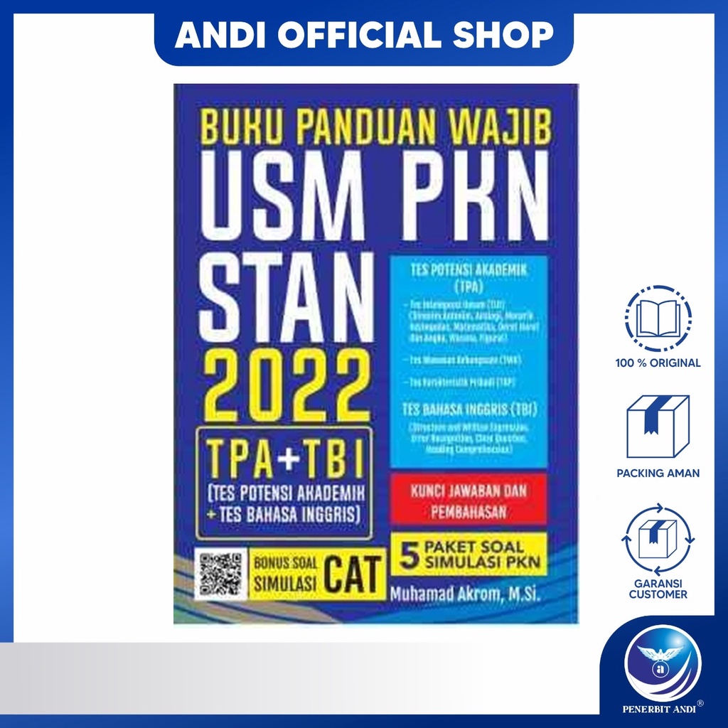 Penerbit Andi - Buku Panduan Wajib USM PKN STAN 2022 | Lazada Indonesia