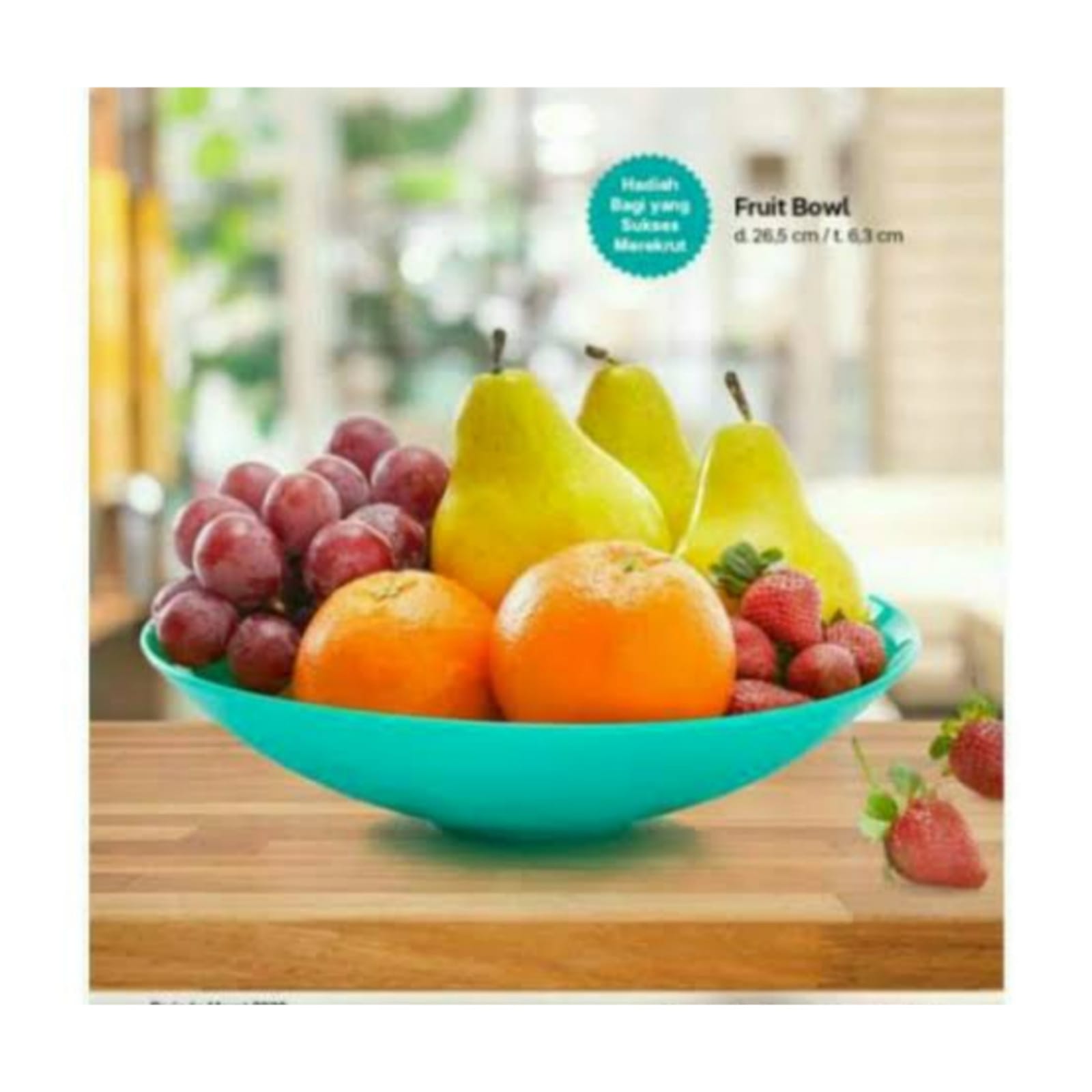 Fruit Bowl Tupperware 1.9Liter, Tempat Buah, mangkok buah | Lazada ...