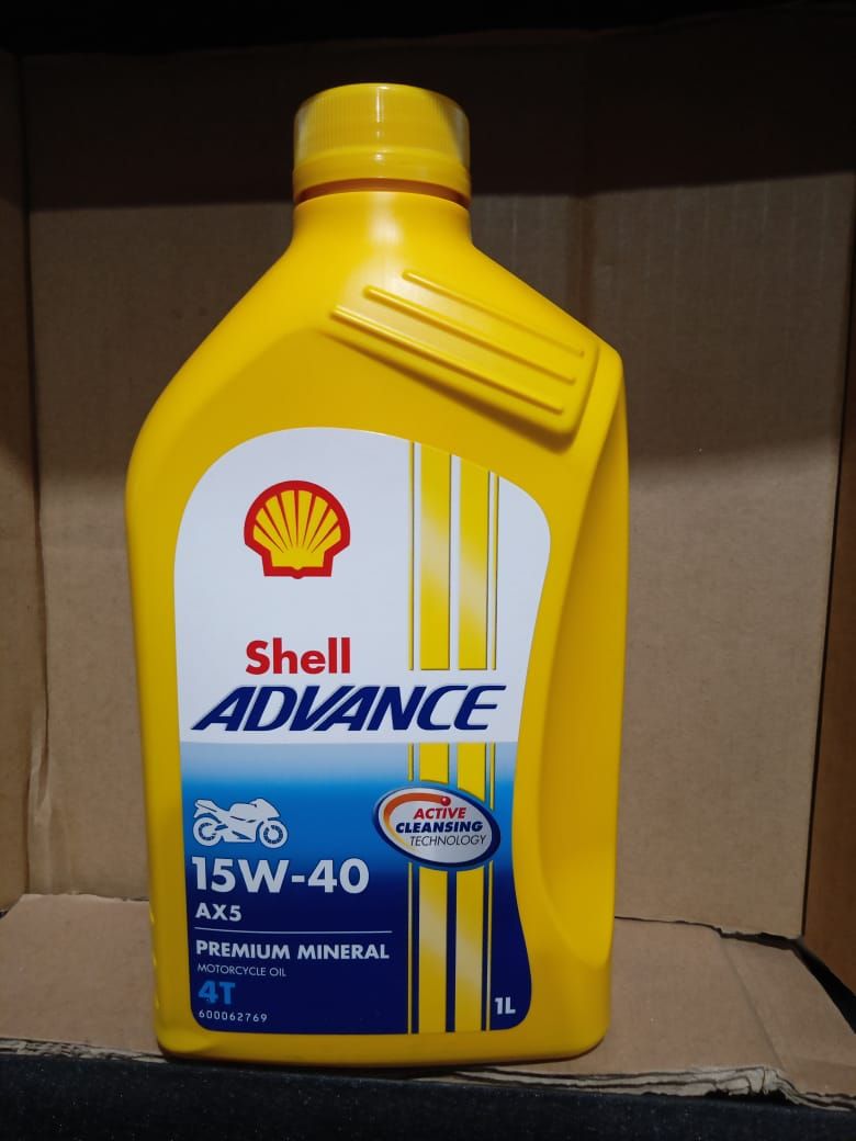 Oli Mesin Shell Advance AX5 1L 4T-SAE 15W40 | Lazada Indonesia