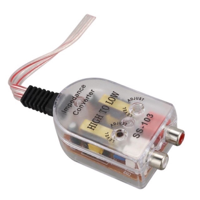 HIGH TO LOW CONVERTER ADAPTOR RCA | Lazada Indonesia