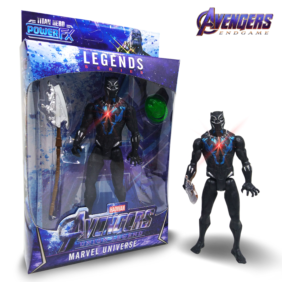 SHINOBI -Action Figure Avenger Black Panther Wakanda Forever Avengers ...