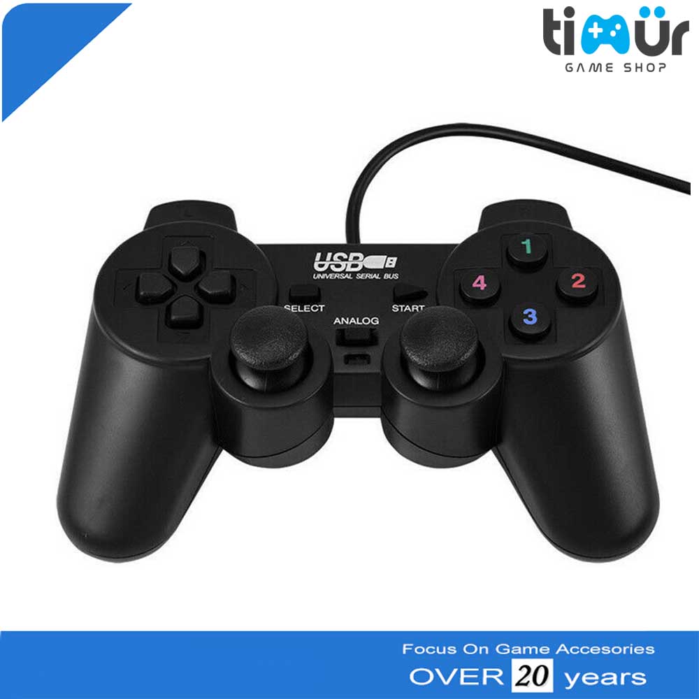 Joystick Gamepad USB Joypad Stik Stick Dual Shock Komputer PC Laptop ...