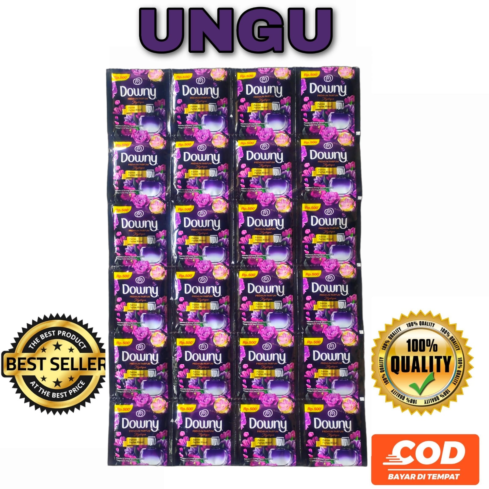 Downy Biru sunrise fresh & Pink Floral 24 Sachet Isi 11ml Renceng ...