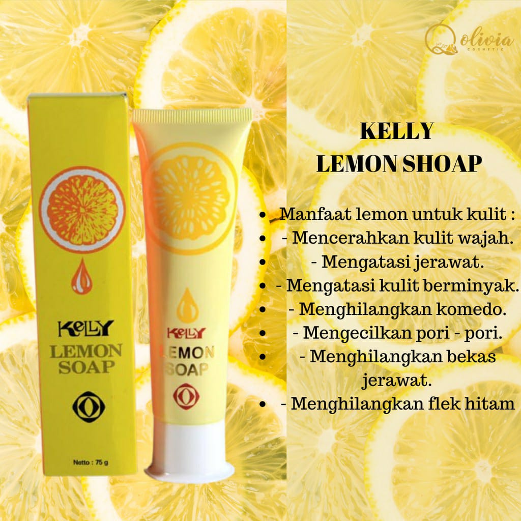 CSC- Kelly Lemon Soap - 15 gr / sabun pencuci muka glowing /[Terlaris ...