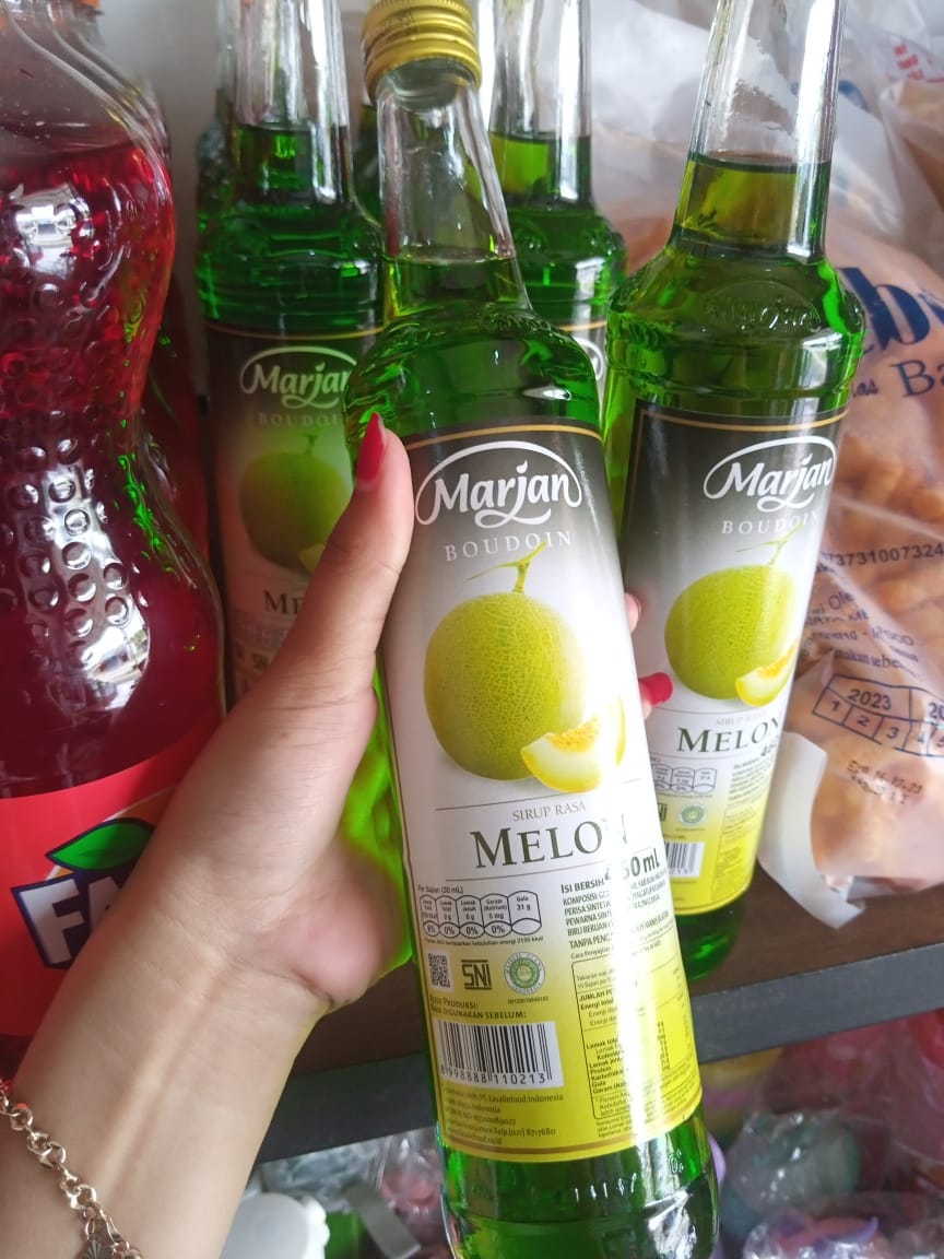 Sirup Marjan Boudoin 460ml / MARJAN SIRUP COCOPANDAN / MELON 460 ML ...