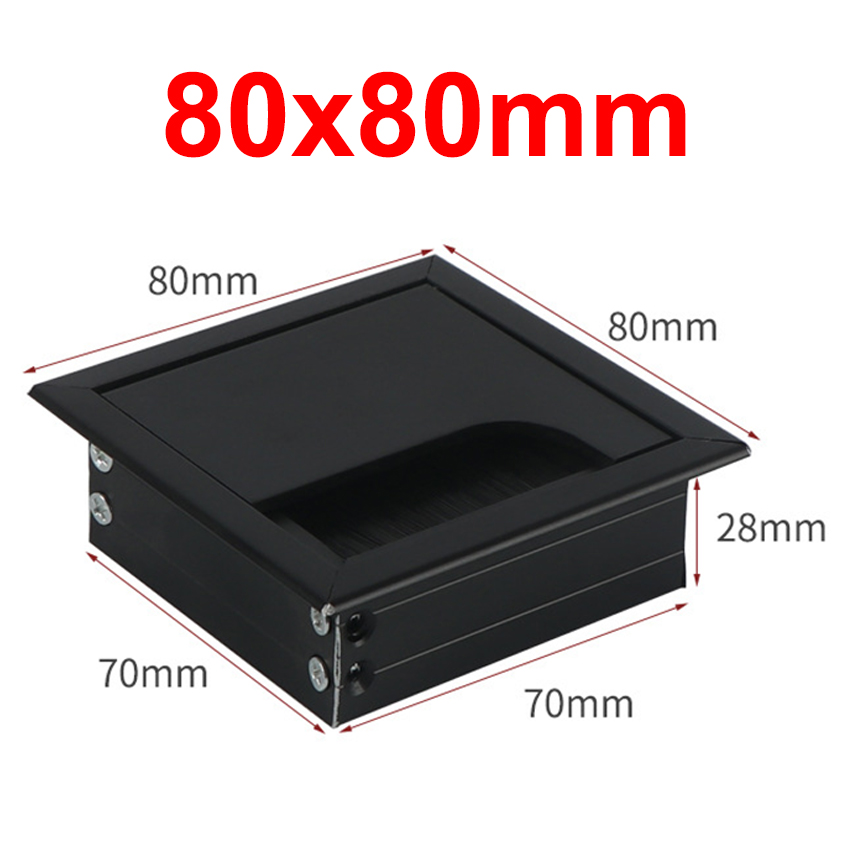 Tutup Lubang Kabel Kotak Meja Kantor Cable Hole Grommet 8x28/16/8 ...