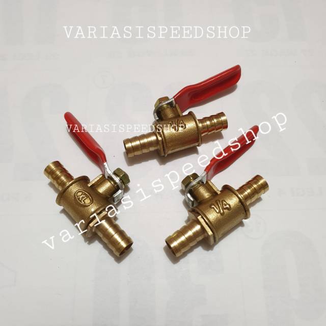 Kran Bensin Kuningan 1/4 Import Universal 1pcs | Lazada Indonesia