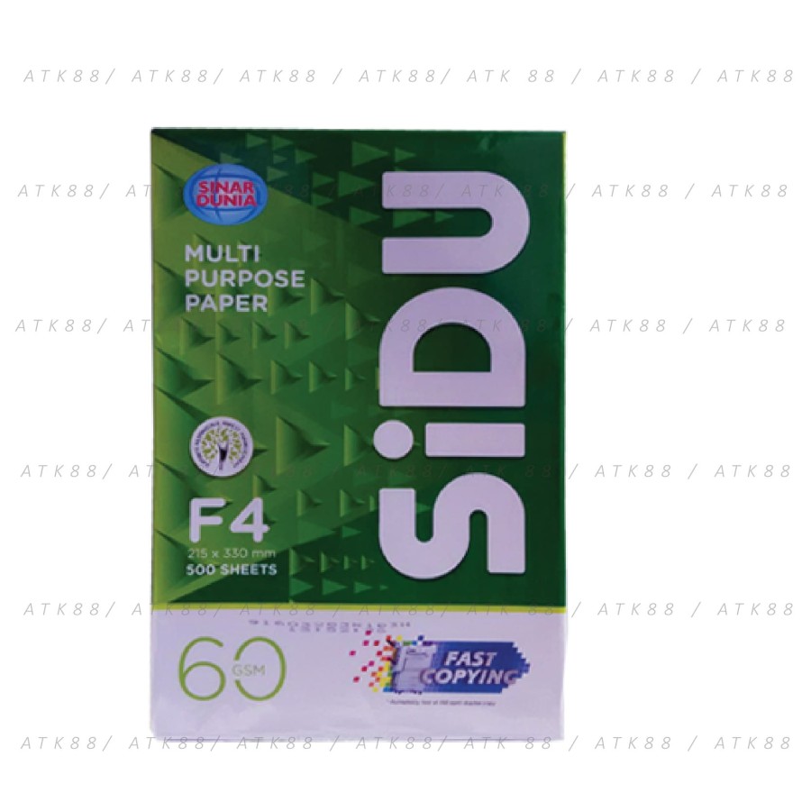 Kertas HVS F4 60 gsm - Sidu | Lazada Indonesia