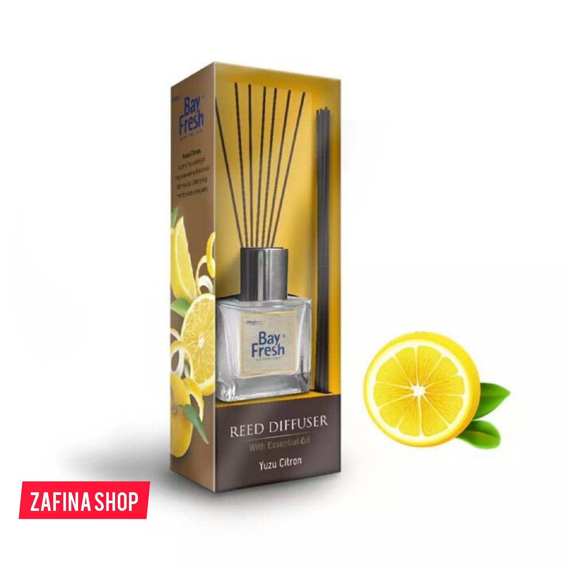 Bay Fresh Reed Diffuser Reguler Yuzu Citroen 30 ml Pengharum Ruangan ...