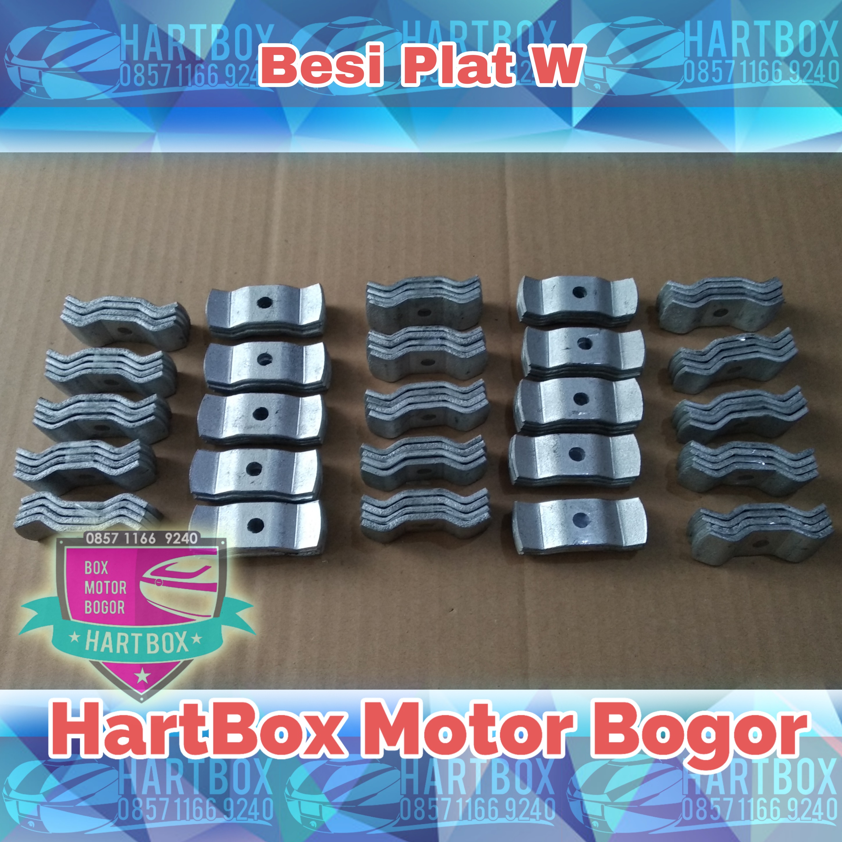 Besi W Plat w Box Motor Besi Kupu-Kupu Plat Penahan Givi Shad Kappa Kmi ...
