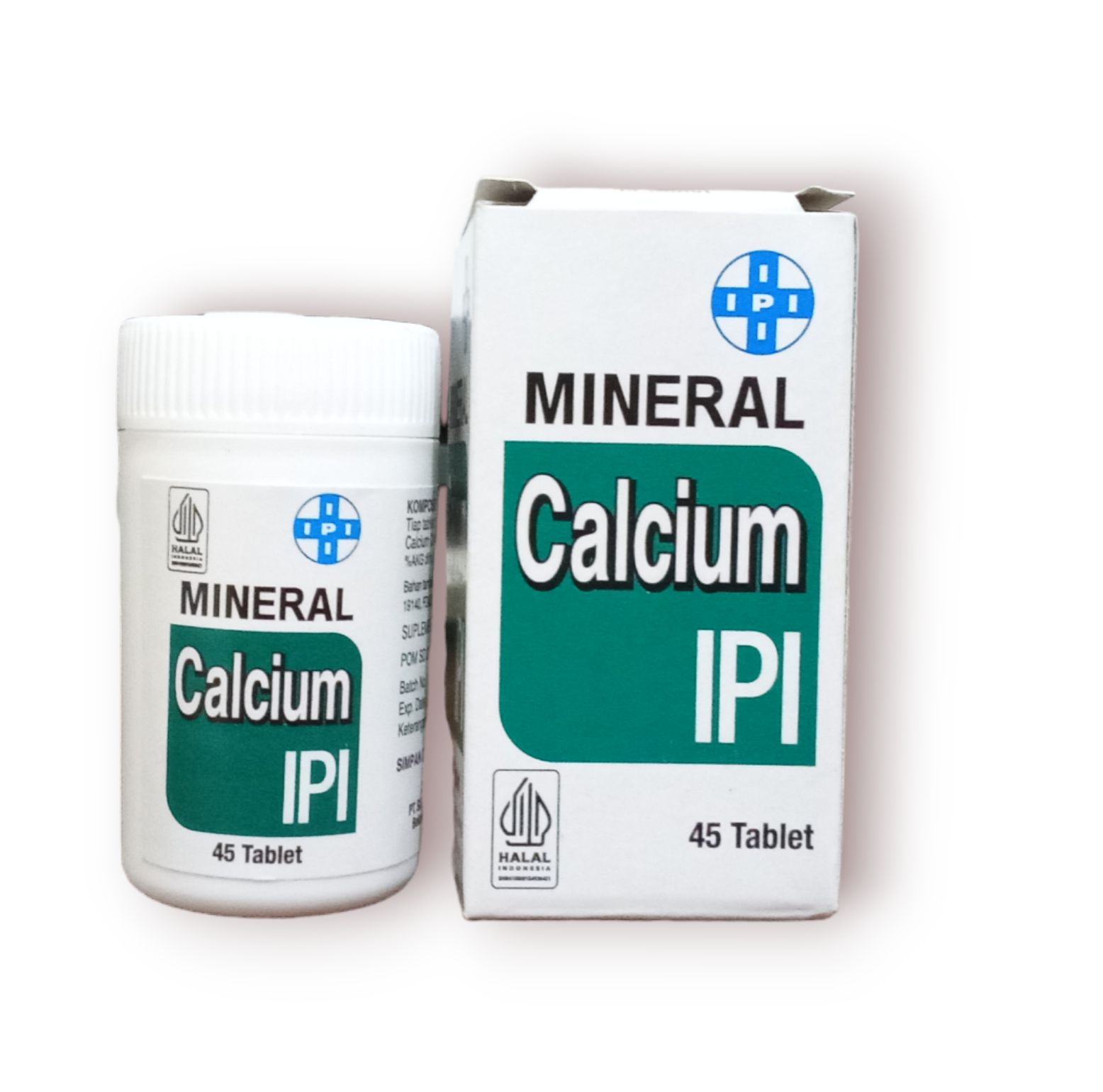 Mineral calcium IPI isi 45 tablet untuk pertumbuhan tulang dan gigi ...