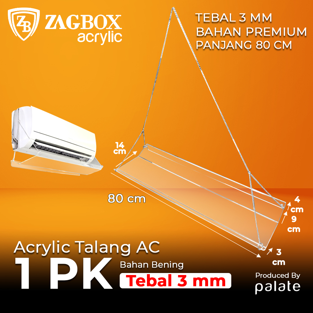 Reflector AC Acrylic - Talang AC 1 PK- Penahan Hembusan AC 3MM Premium ...