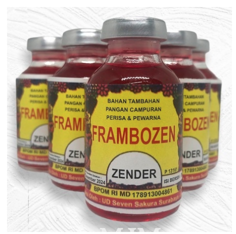 Zender Perisa dan Pewarna Frambozen 20ml Essence Sumbo Cair Pewarna ...