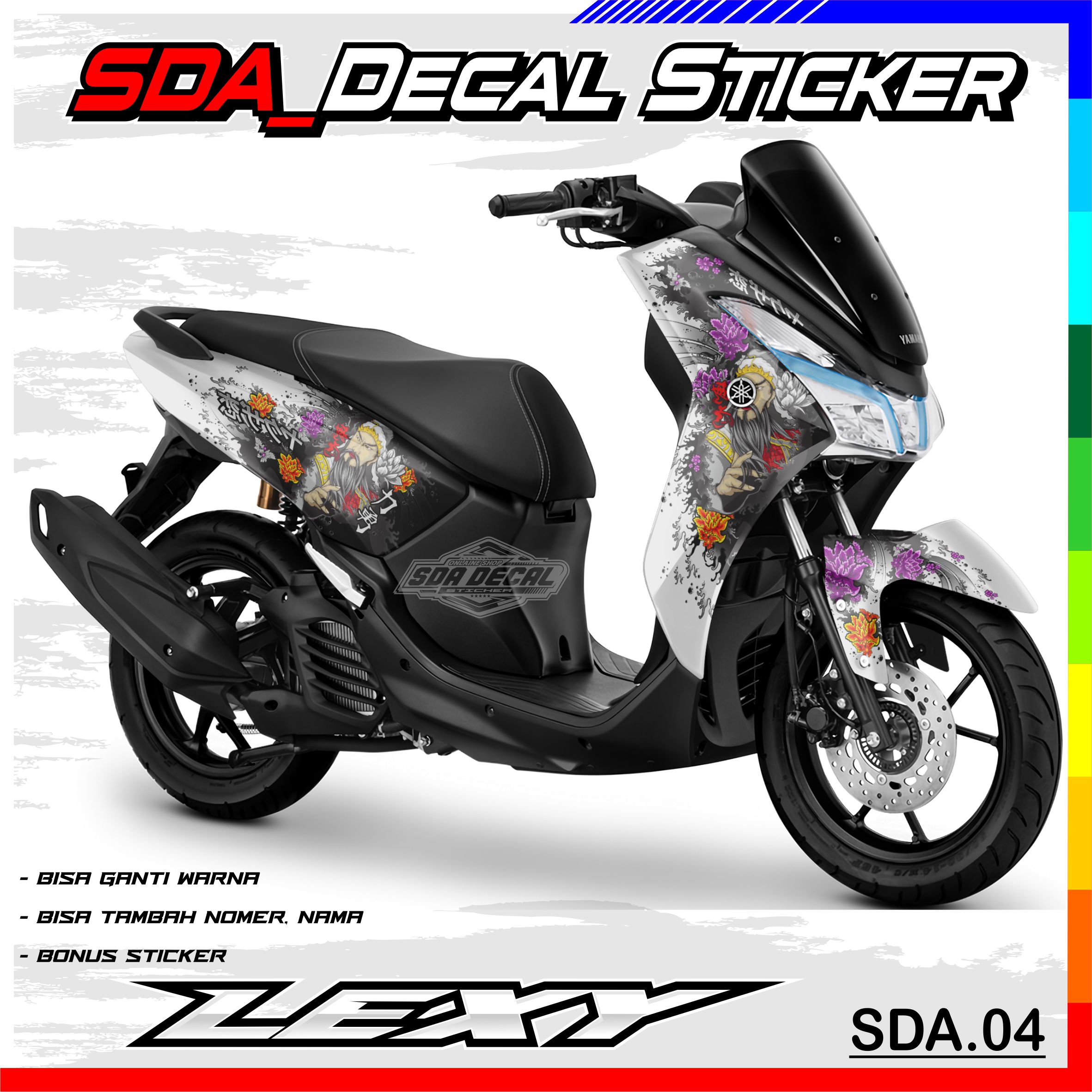 Decal Stiker Full Body Yamaha Lexi - Decal Sticker Variasi Motor Yamaha ...