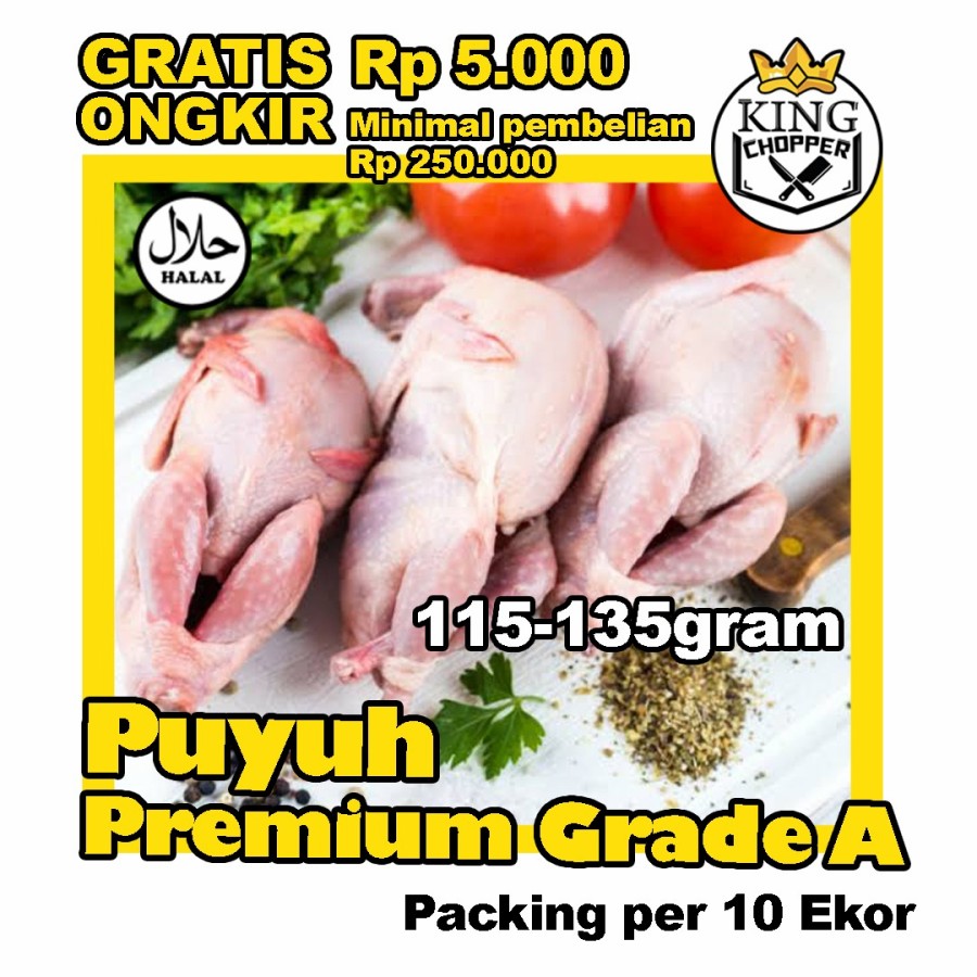 BURUNG PUYUH MENTAH FRESH DAGING FROZEN SEGAR BEKU BEKASI KARKAS ...