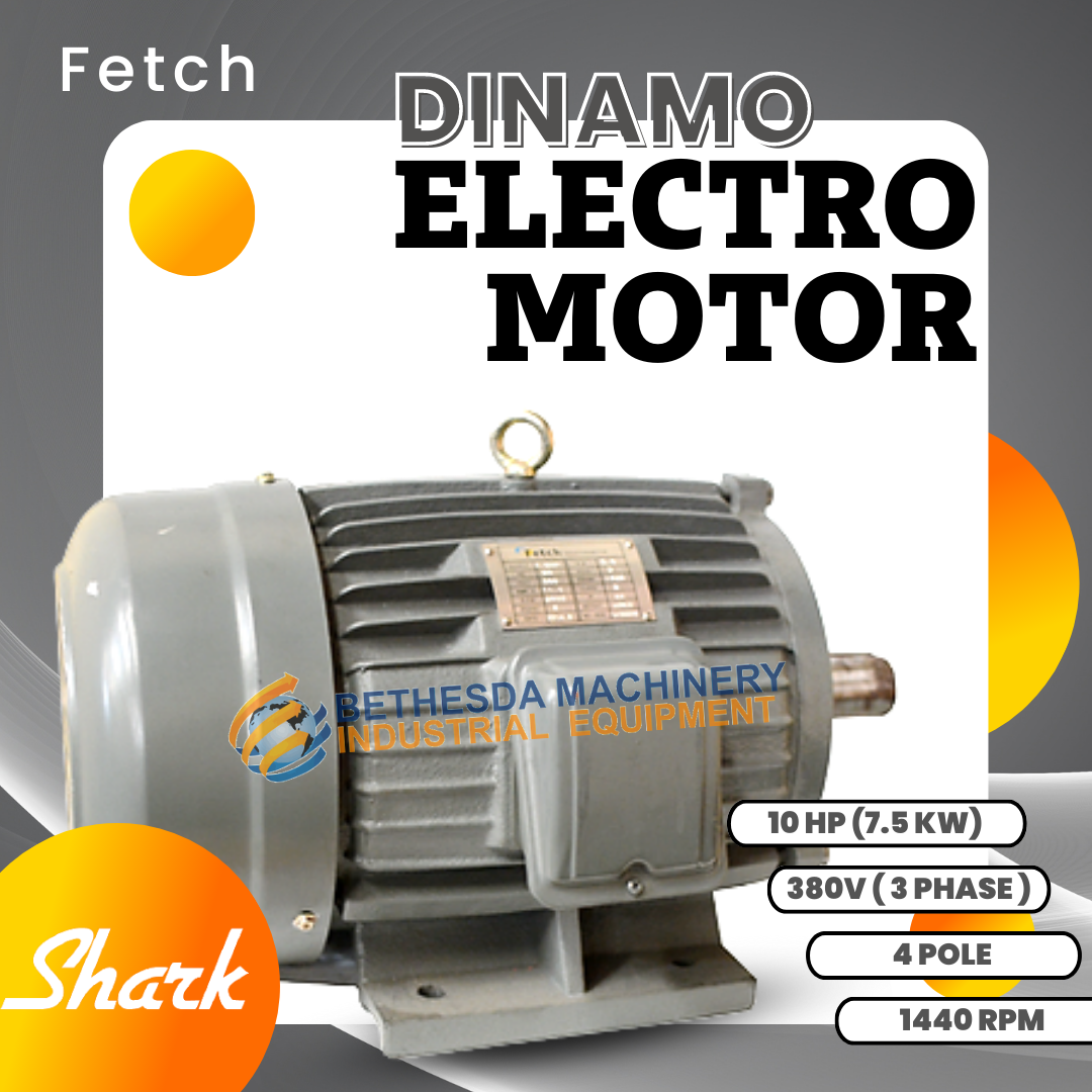 Fetch 10 Hp 3 Phase mesin dinamo 7,5hp - motor electro 380V 1500 RPM 4P | Lazada Indonesia