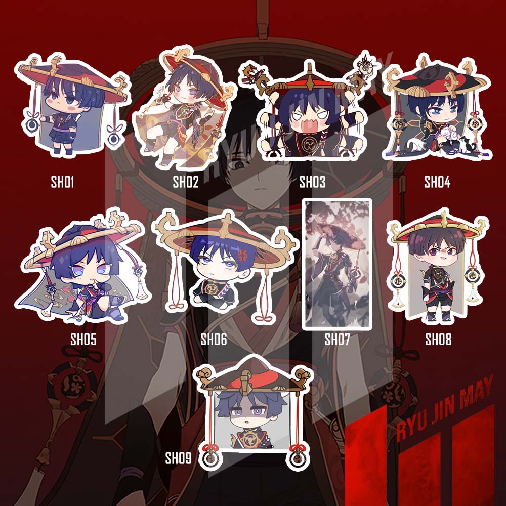 Sticker Anime - Genshin Impact - Scaramouche | Lazada Indonesia