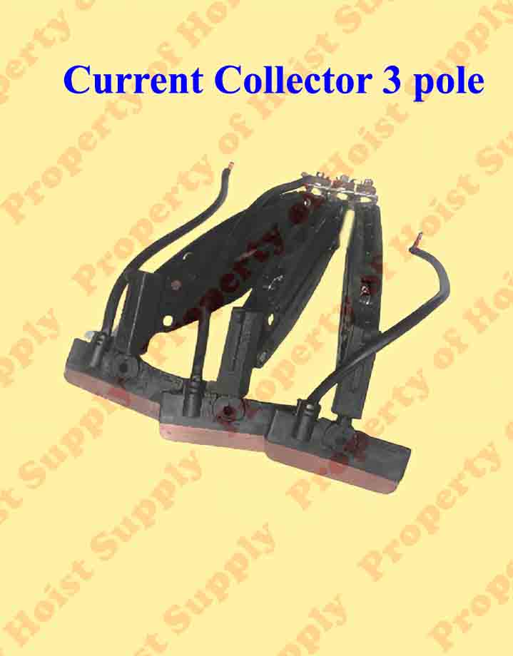 Current Collector 60 Ampere 3 pole for hoist Crane collector shoes ...