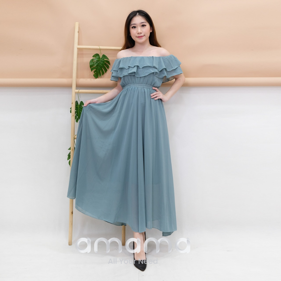 STOCK TERBATAS! DRESS DRES JULIET WANITA KEKINIAN 2021 PANTAI PUTIH ...