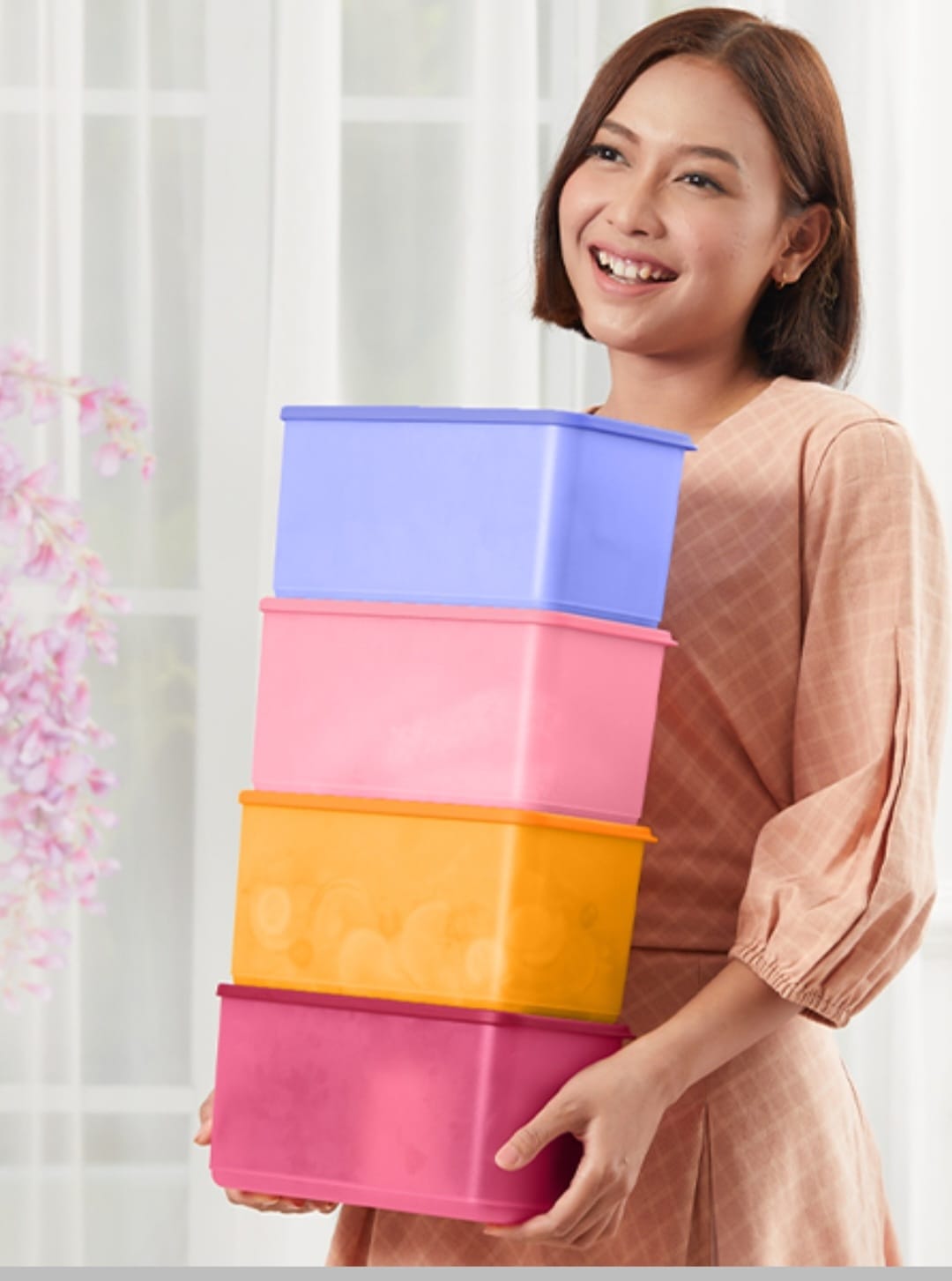 Tupperware Funtastic Four (1) Satuan Toples Plastik Tupperware / toples ...