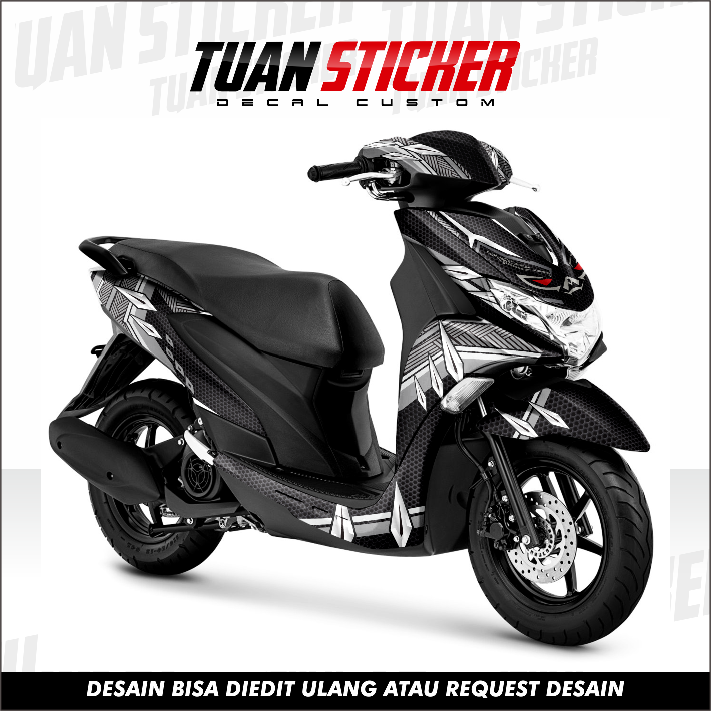 Decal Sticker Yamaha Freego Sticker Decal Yamaha Freego Full Body ...