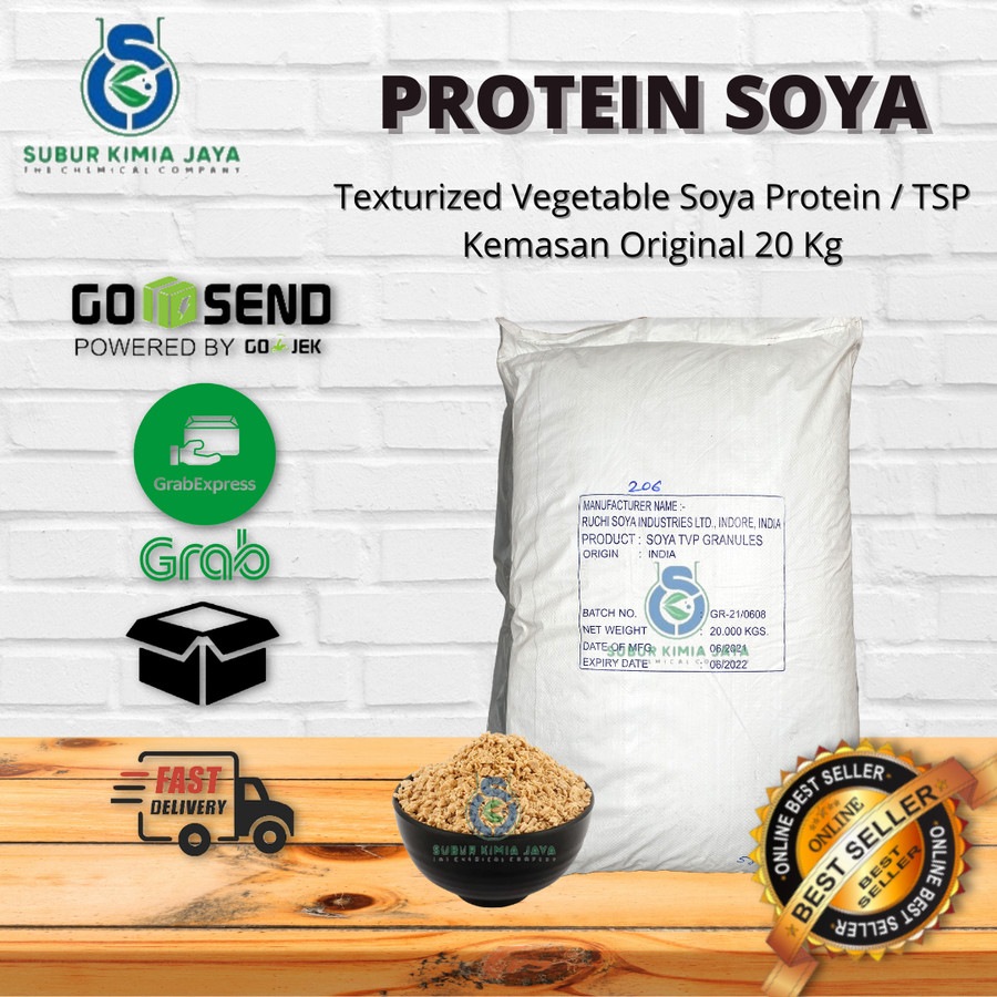 Texturized Soy Protein / TSP / TVP Ex India 20 Kg | Lazada Indonesia