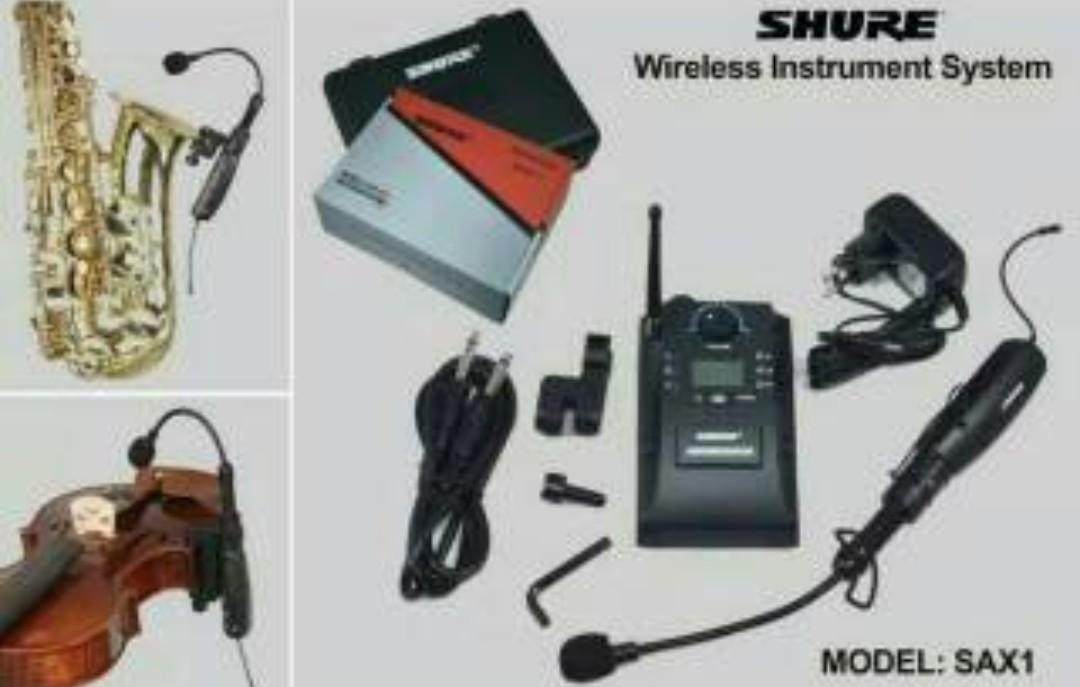 MIC WIRELESS Microphone Shure Sax-1 | Lazada Indonesia
