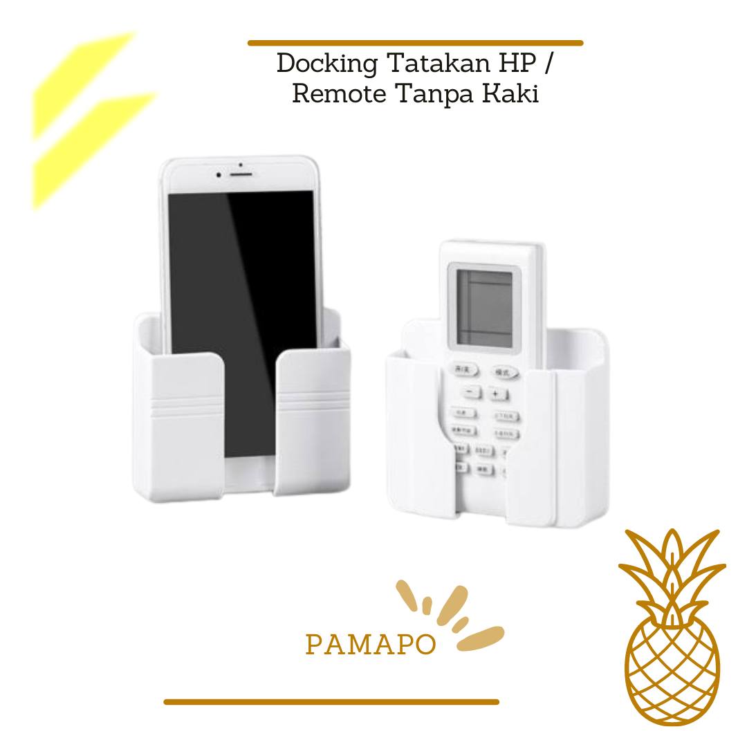 PAMAPO Dudukan Hp Tempel Dinding Docking Hp | Lazada Indonesia